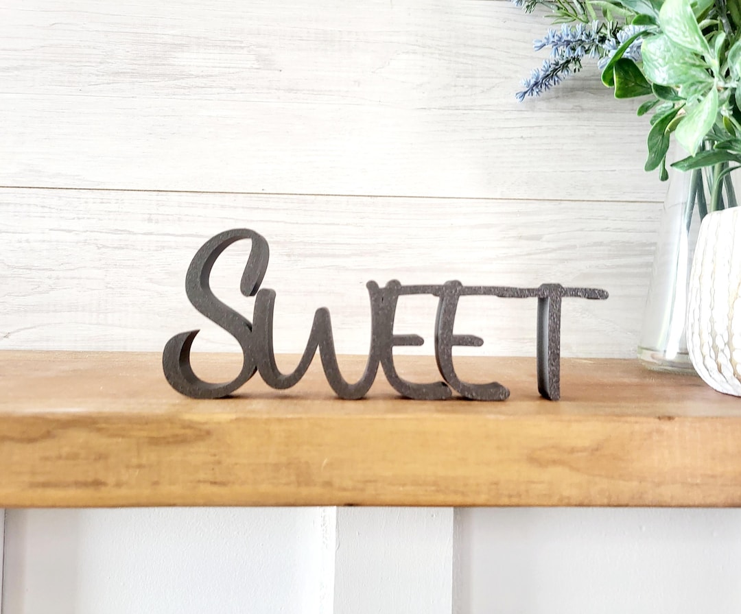 Freestanding Sweet Sign | Sweet 16 Party Decor | Candy Theme Sign ...