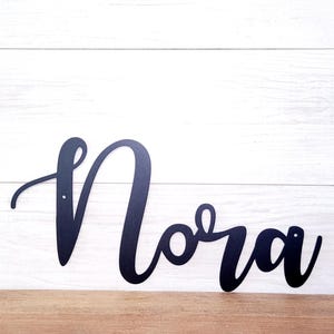 Custom Name Sign | Metal Name Sign | Kids Room Sign | Nursery Room ...