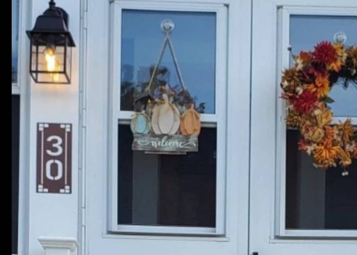 Arts and Craft Address Sign Craftsman Address Plaque | Etsy