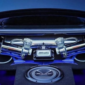 Air Ride Suspension DUAL TANK Mount | Air Ride Trunk Tray | All in One ...