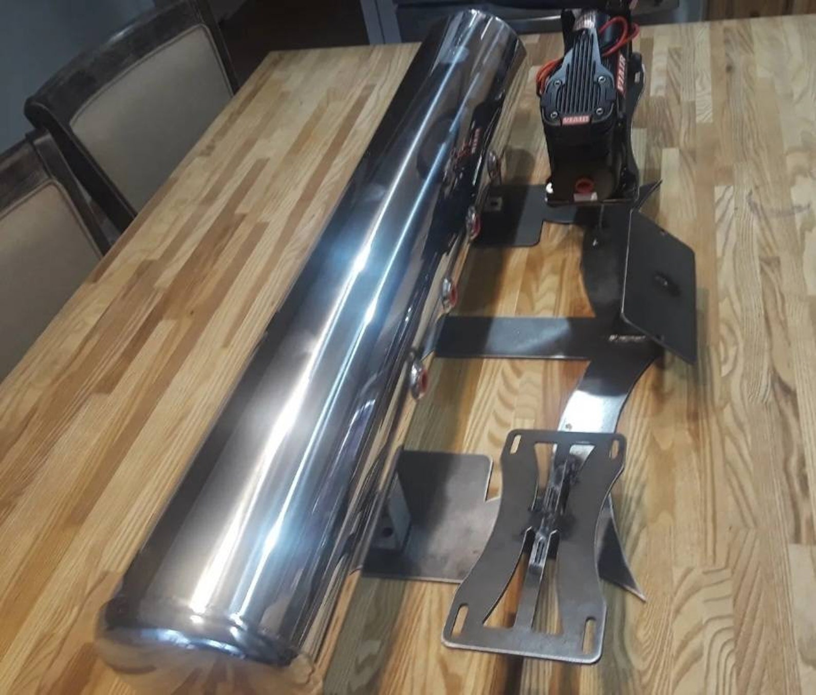 Air Ride Suspension TRUNK TRAY Valve Mount Tank Mount & Viair ...