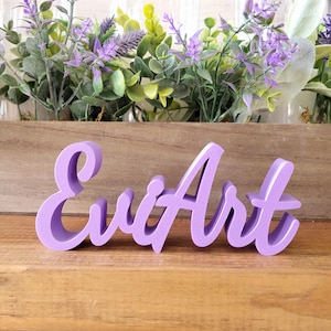 Freestanding Last Name Sign | Personalized Name Sign | Kids Room Sign ...