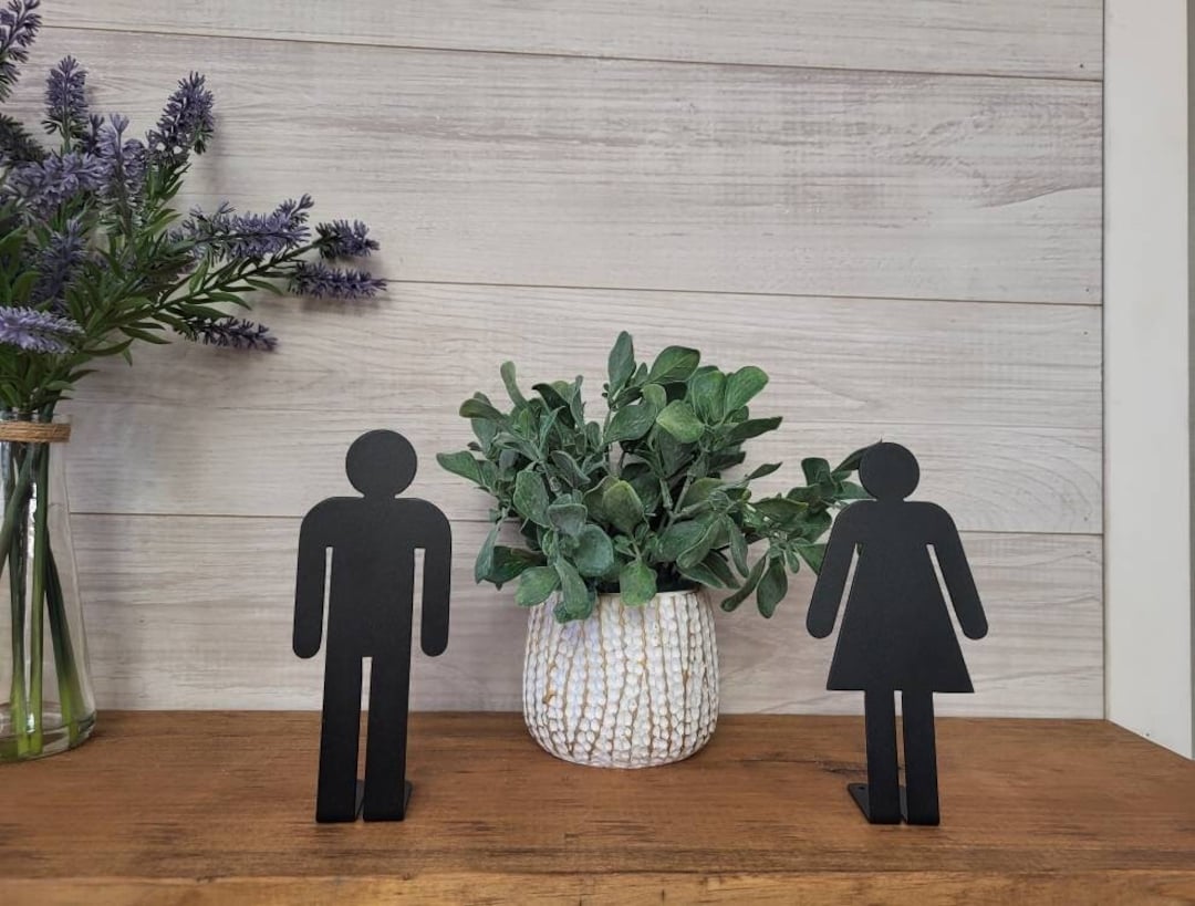 Mini Bathroom People | Mini Bathroom Figures | Metal Bathroom People ...