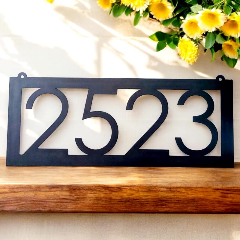 Hanging Address Sign - Etsy