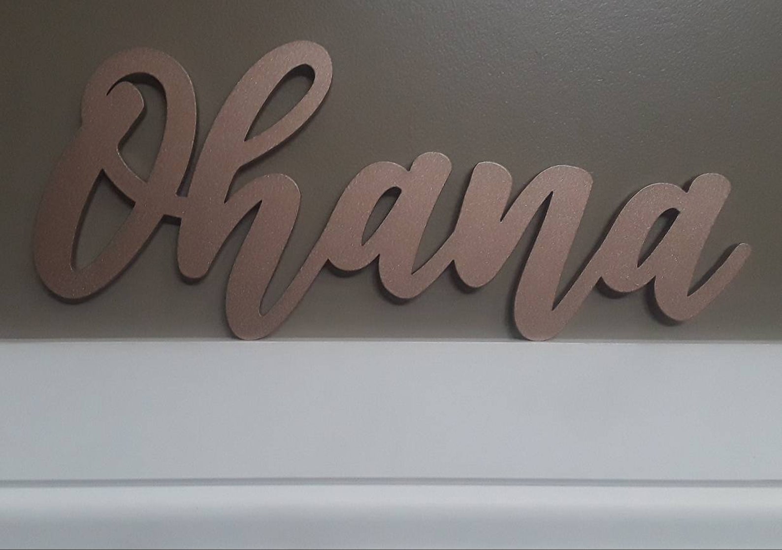 Freestanding Ohana Sign Wood Ohana Sign Hawaiian Decor | Etsy