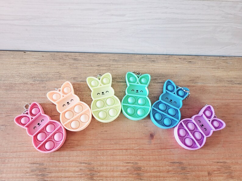 Easter Bunny Popper Favors | Class Easter Gift | Custom Pop Button ...