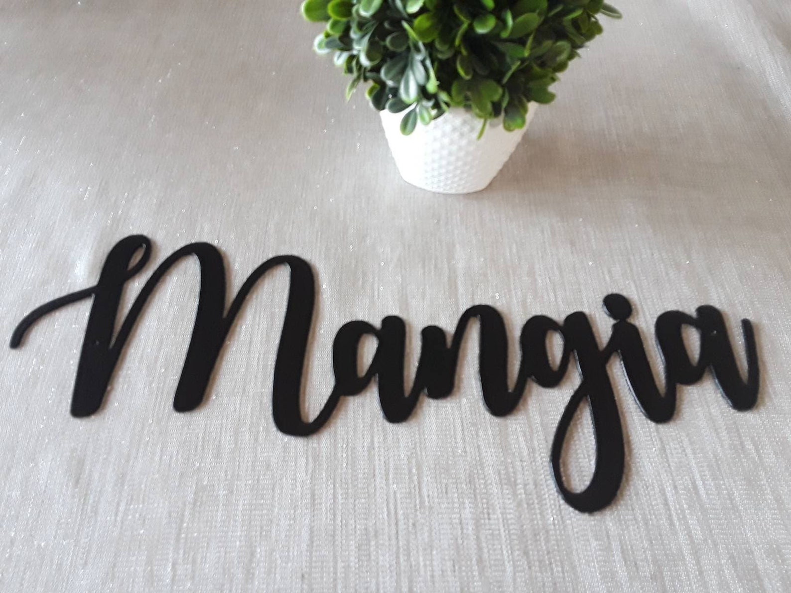 Mangia Sign | Mangia Metal Sign | Eat Sign | Mangia Tutti | Kitchen ...