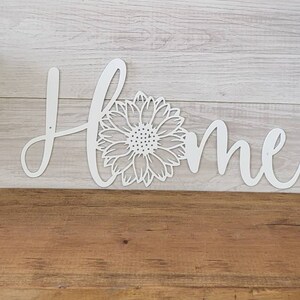 Sunflower Home Sign | Metal Sunflower Sign | Metal Home Sign ...