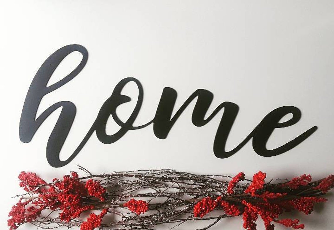 Home Sign Rustic Home Sign Farmhouse Wall Decor Home | Etsy