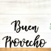 Buen Provecho Sign | Buen Provecho Metal Sign | Enjoy Your Meal ...