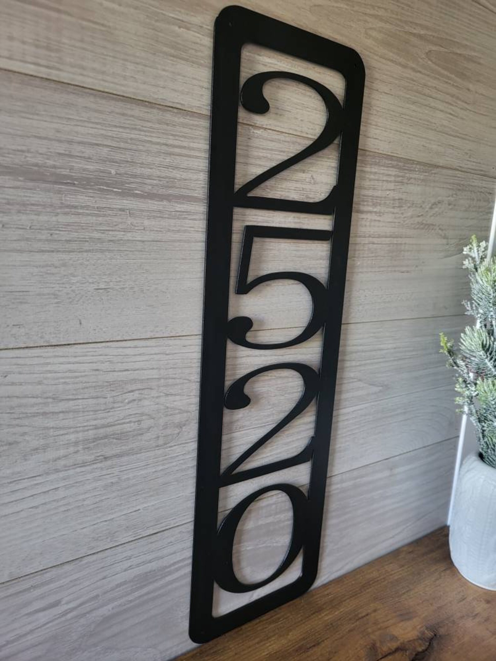 Large Vertical Address Sign House Number Sign Industrial - Etsy