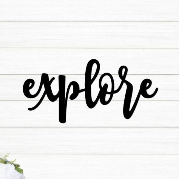 Explore Sign - Etsy