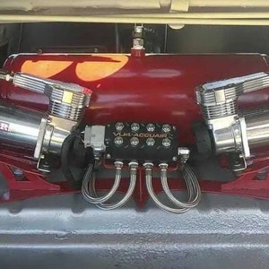 Air Ride Suspension DUAL TANK Mount | Air Ride Trunk Tray | All in One ...