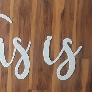 This is Us Metal Sign 3 Separate Words This is Us Words This is Us ...