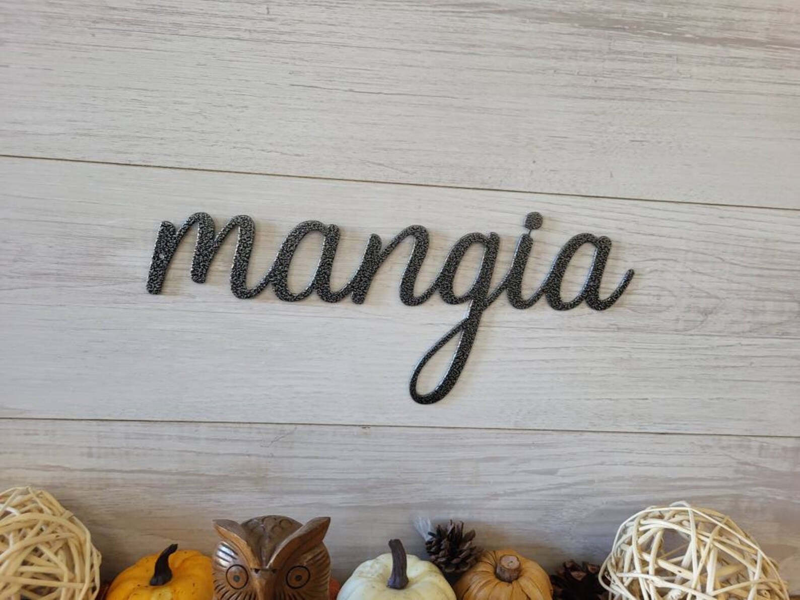 Mangia Sign | Mangia Metal Sign | Eat Sign | Mangia Tutti | Kitchen ...