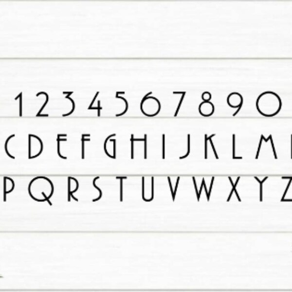 Modern Letters - Etsy