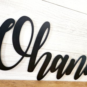 Ohana Sign | Metal Ohana Sign | Cursive Ohana Sign | Hawaii Decor ...