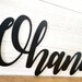 Ohana Sign | Metal Ohana Sign | Cursive Ohana Sign | Hawaii Decor ...