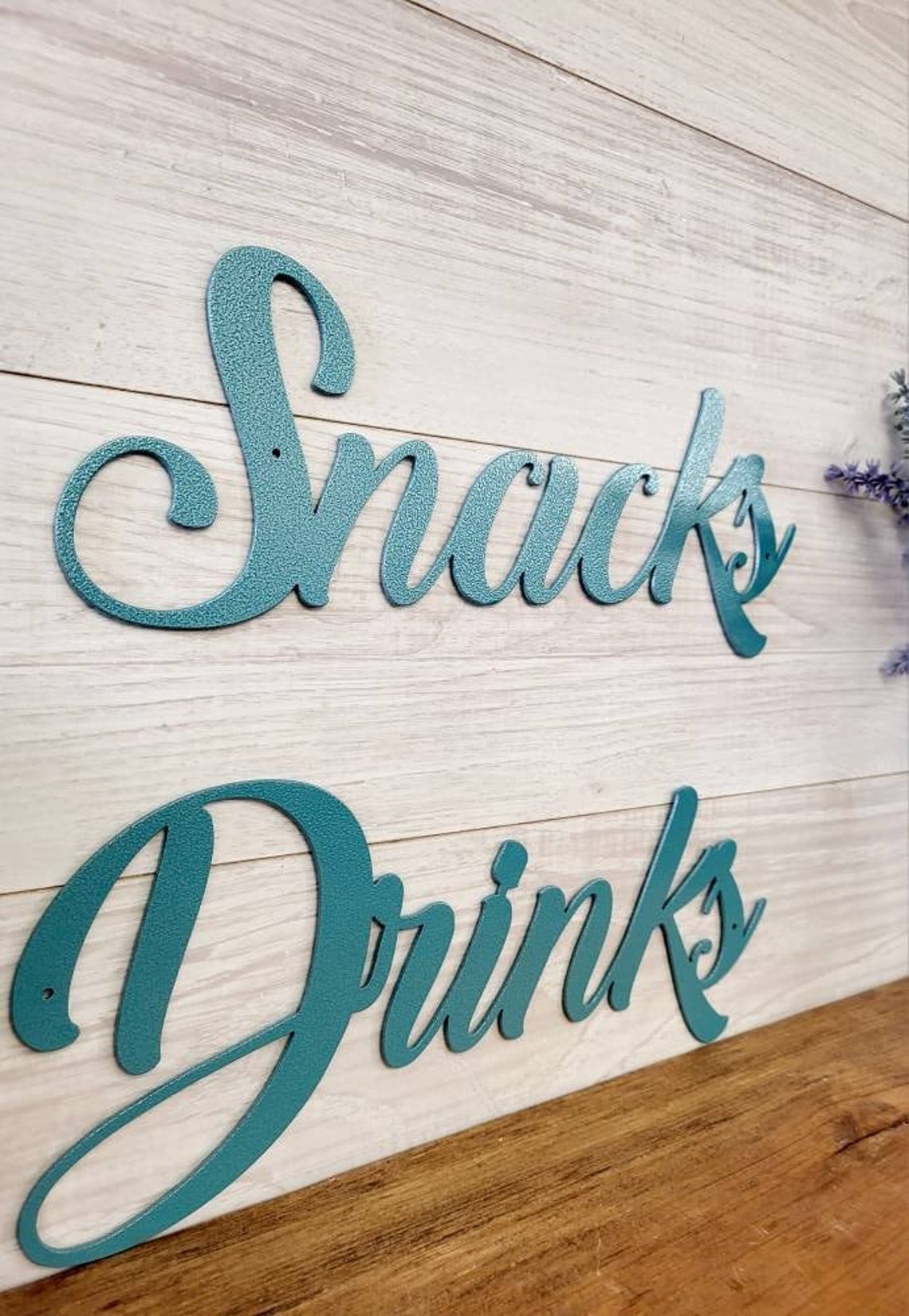 Drinks & Snacks Sign | Drink Bar Sign | Snack Bar Sign | Cursive Wine ...