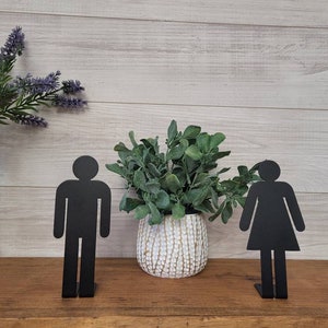 Mini Bathroom People | Mini Bathroom Figures | Metal Bathroom People ...