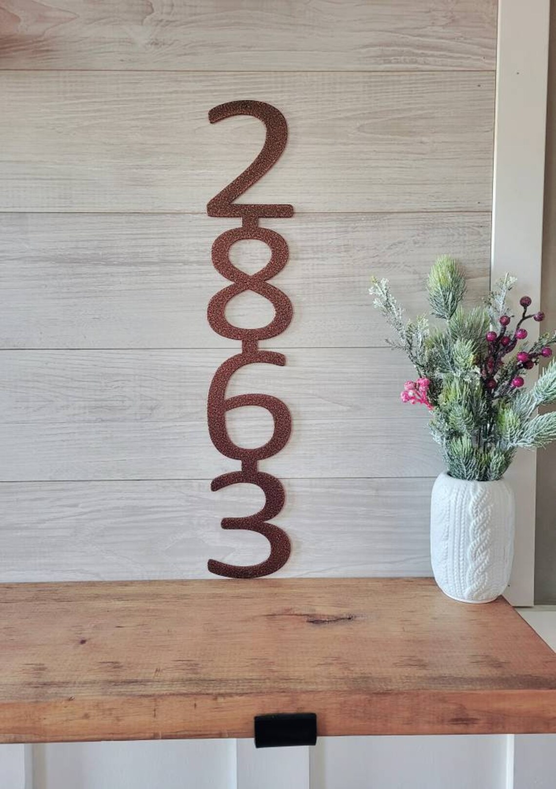 Large Vertical Address Sign House Number Sign Industrial - Etsy