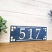 Craftsman Horizontal Address Sign Arts and Craft House Numbers ...