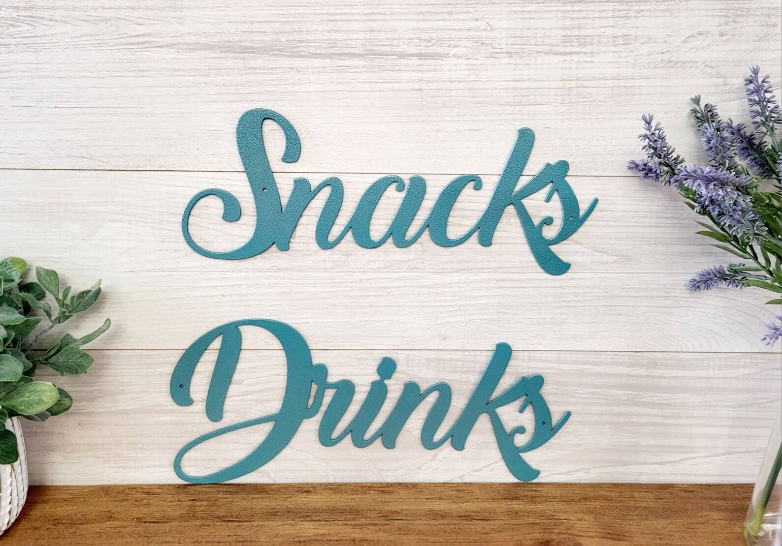 Drinks & Snacks Sign | Drink Bar Sign | Snack Bar Sign | Cursive Wine ...
