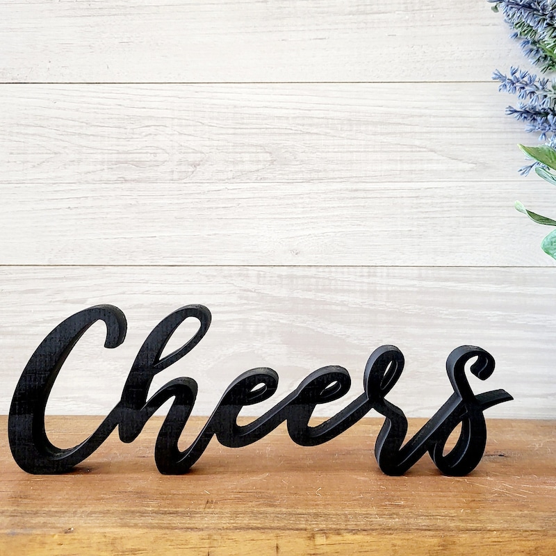 Cheers Sign - Etsy