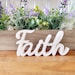 Freestanding Faith Sign | Believe Sign | Farmhouse Faith Sign | Thick ...
