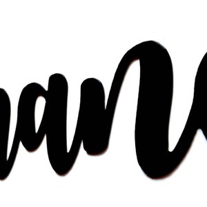 Ohana Sign | Metal Ohana Sign | Cursive Ohana Sign | Hawaii Decor ...