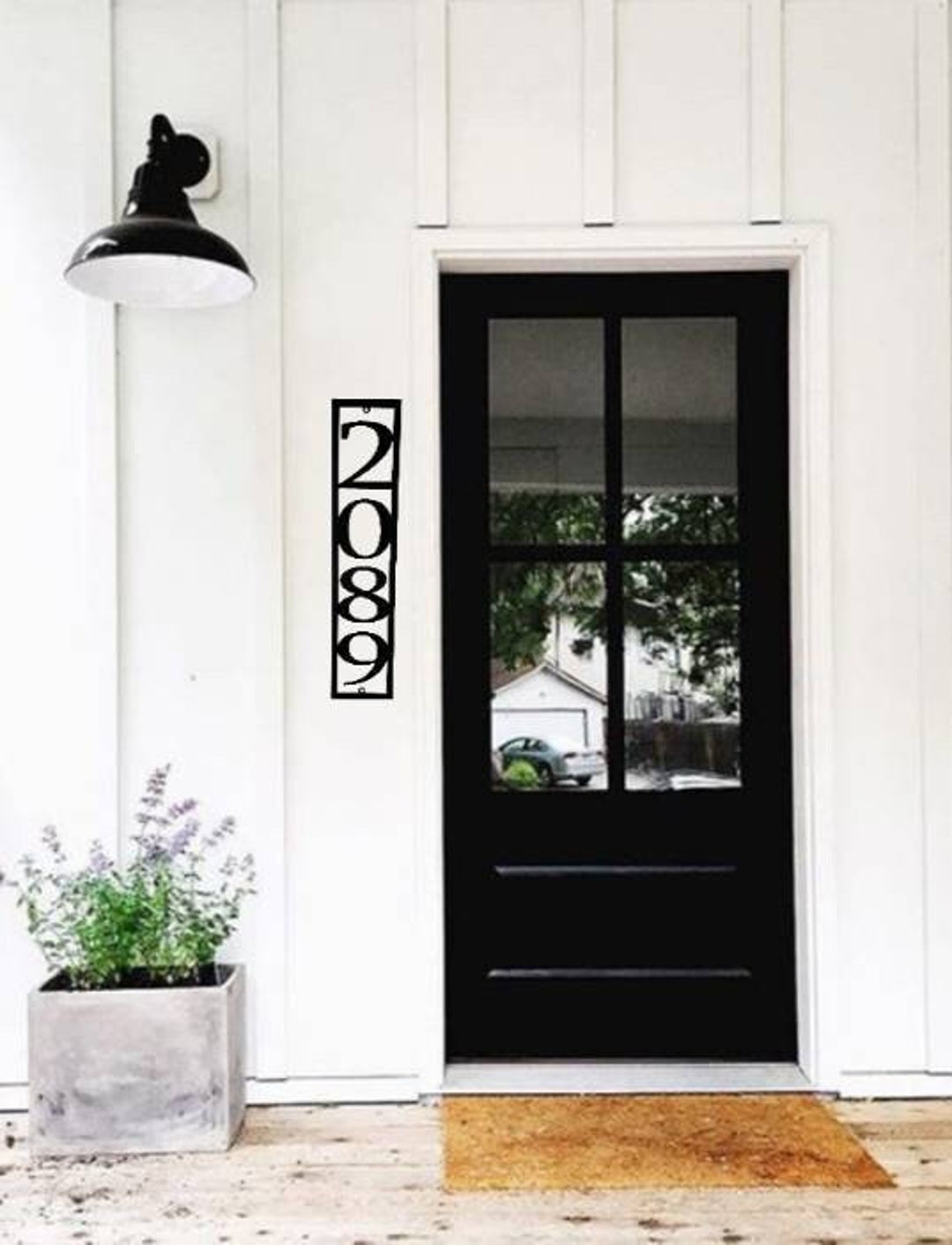 Large Vertical Address Sign House Number Sign Industrial Digit Sign ...