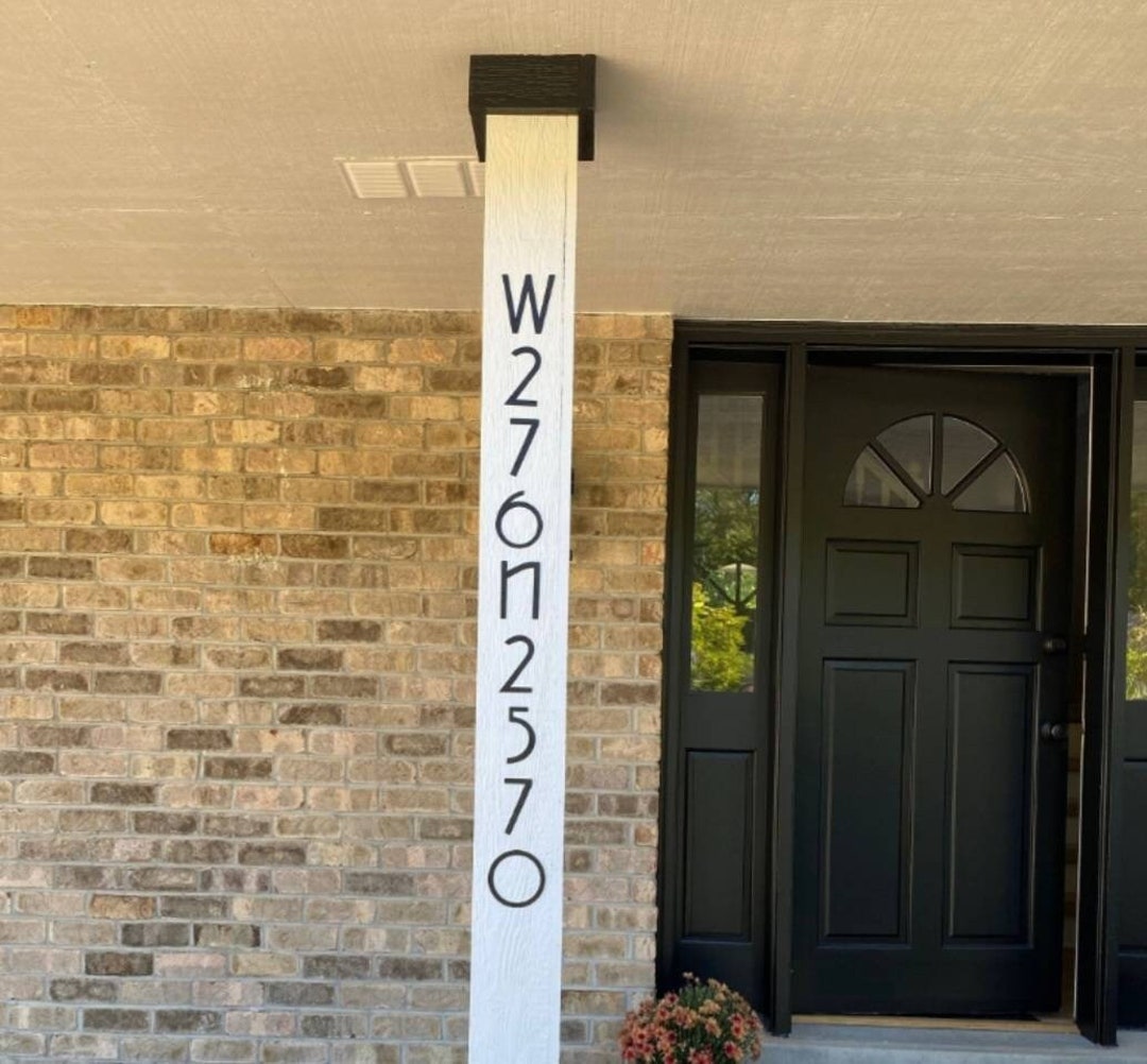 4 Inch Modern Mailbox Numbers | Apartment Condo Townhouse Numbers ...