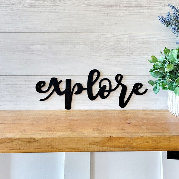 Explore Sign - Etsy