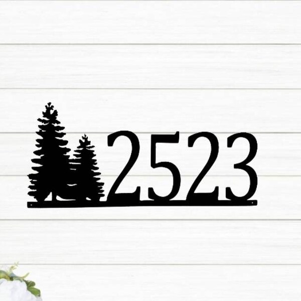 Rustic Metal Address Sign - Etsy