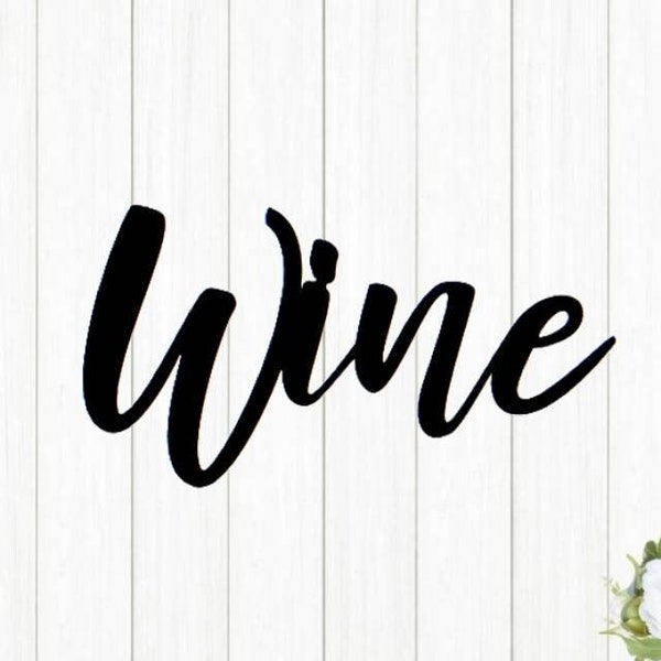 Wine Sign - Etsy