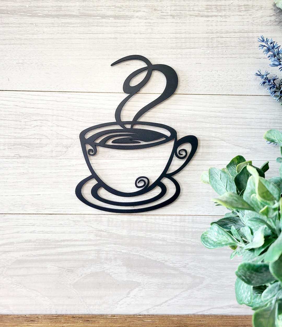 Coffee Bar Sign Kitchen Decor Metal Art Metal Coffee Bar Sign Coffee ...