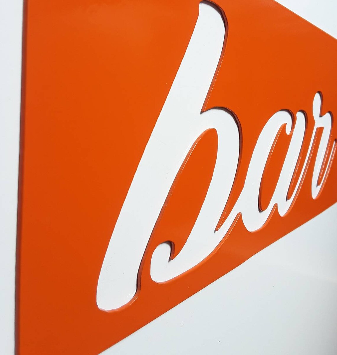 Bar Sign Cursive Bar Sign Metal Cursive Bar Sign Bar | Etsy