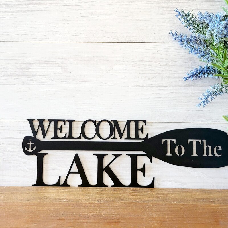 Lake Sign - Etsy