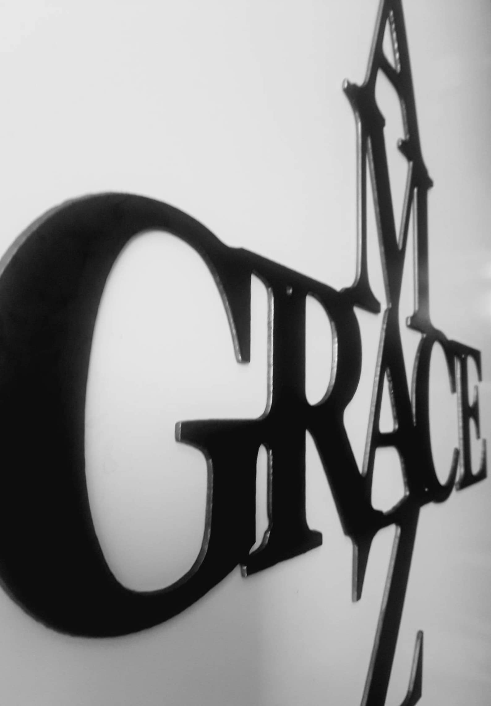 Amazing Grace Sign Amazing Grace Cross Sign Amazing Grace | Etsy