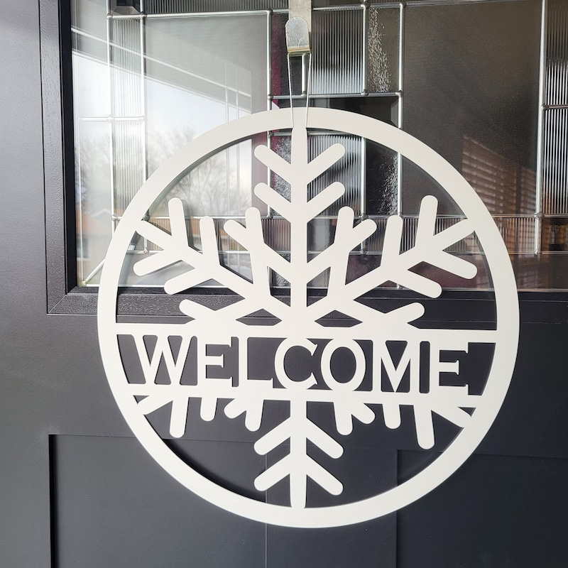 Winter Door Decor - Etsy