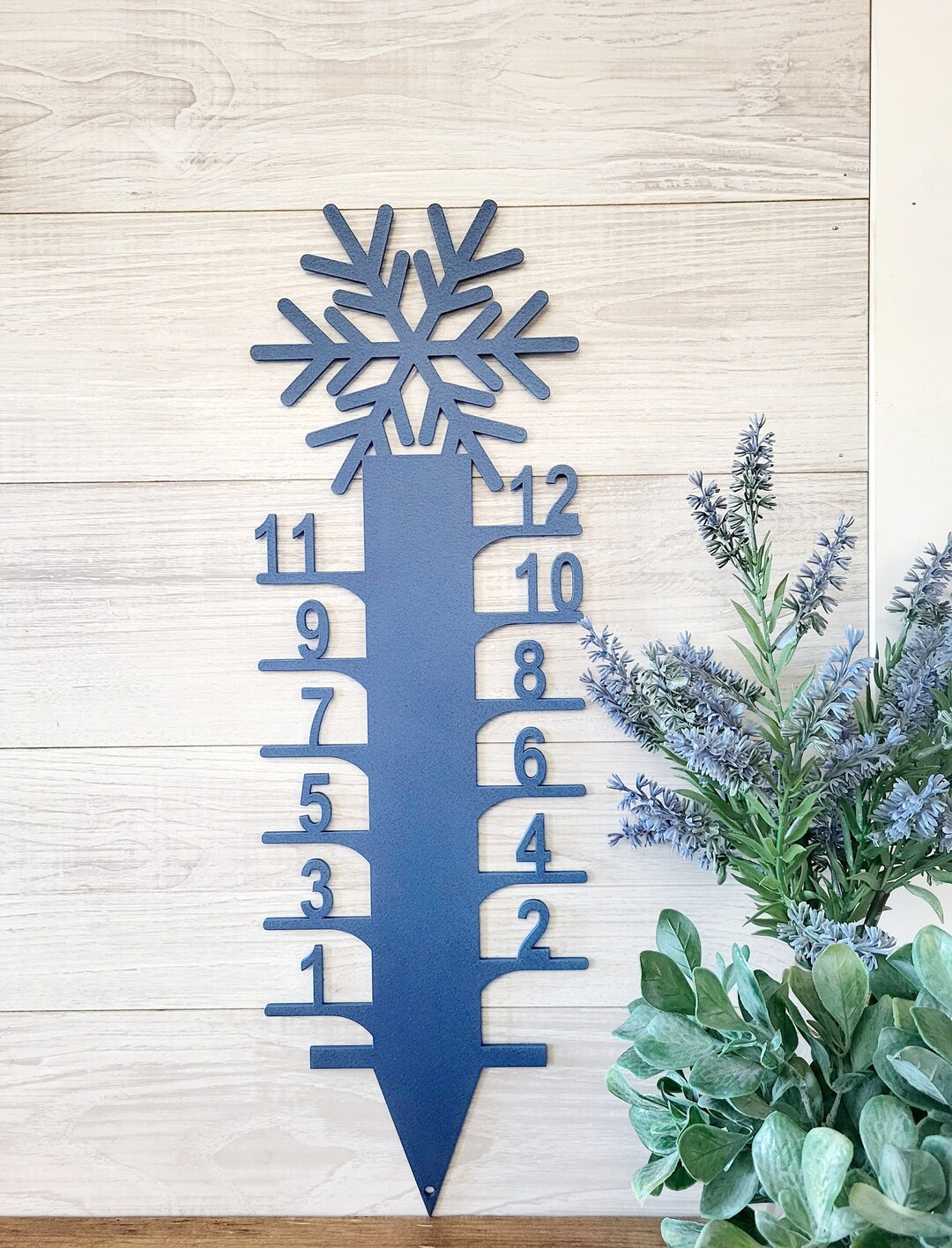 Metal Snow Gauge for Your Yard, Measure Snowfall, Snow Depth, Gift for ...