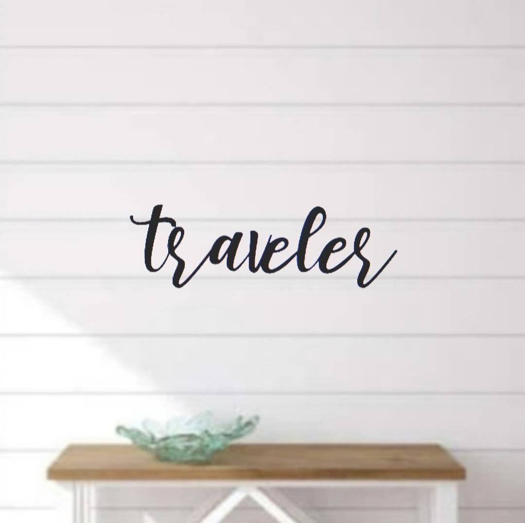 Traveler Sign | World Traveler Sign | Metal Travel Sign | Adventure ...