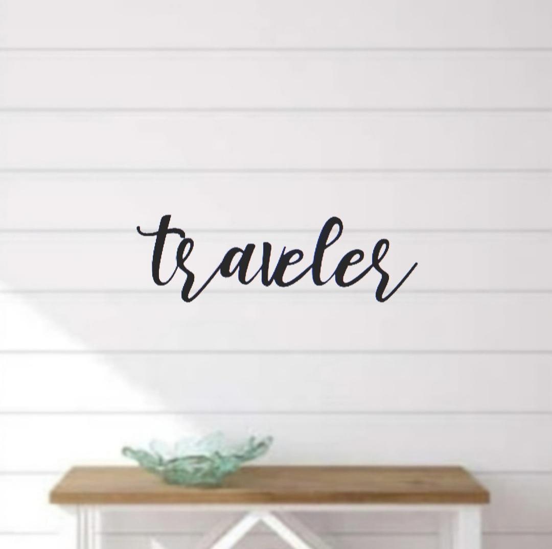 Traveler Sign | World Traveler Sign | Metal Travel Sign | Adventure ...