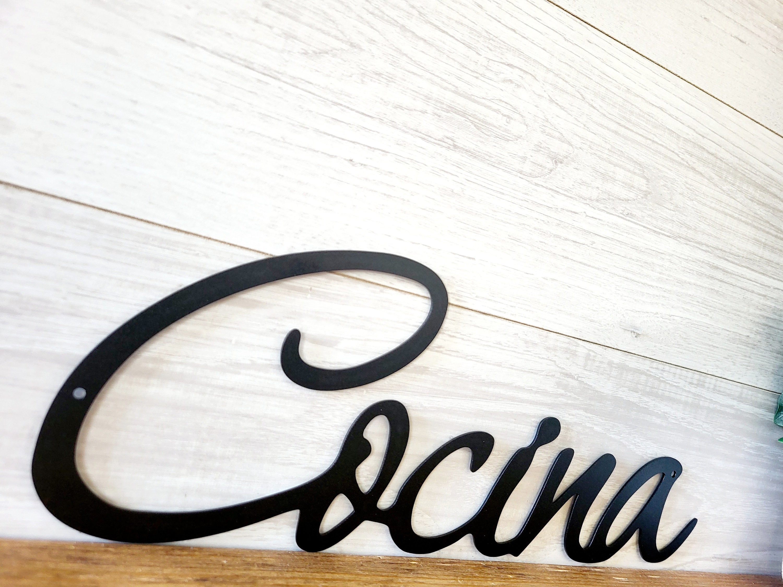 La Cocina Sign | La Cocina Metal Sign | Homemade Sign | Kitchen Decor ...