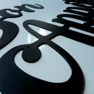 Bar Sign | Cursive Bar Sign | Metal Cursive Bar Sign | Bar Script Word ...