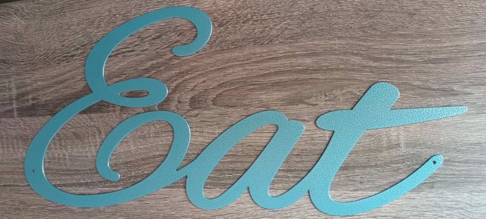Eat Sign Cursive Eat Sign Metal Eat Sign Farmhouse Style - Etsy