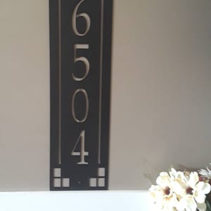 Arts and Craft Address Sign Craftsman Address Plaque - Etsy