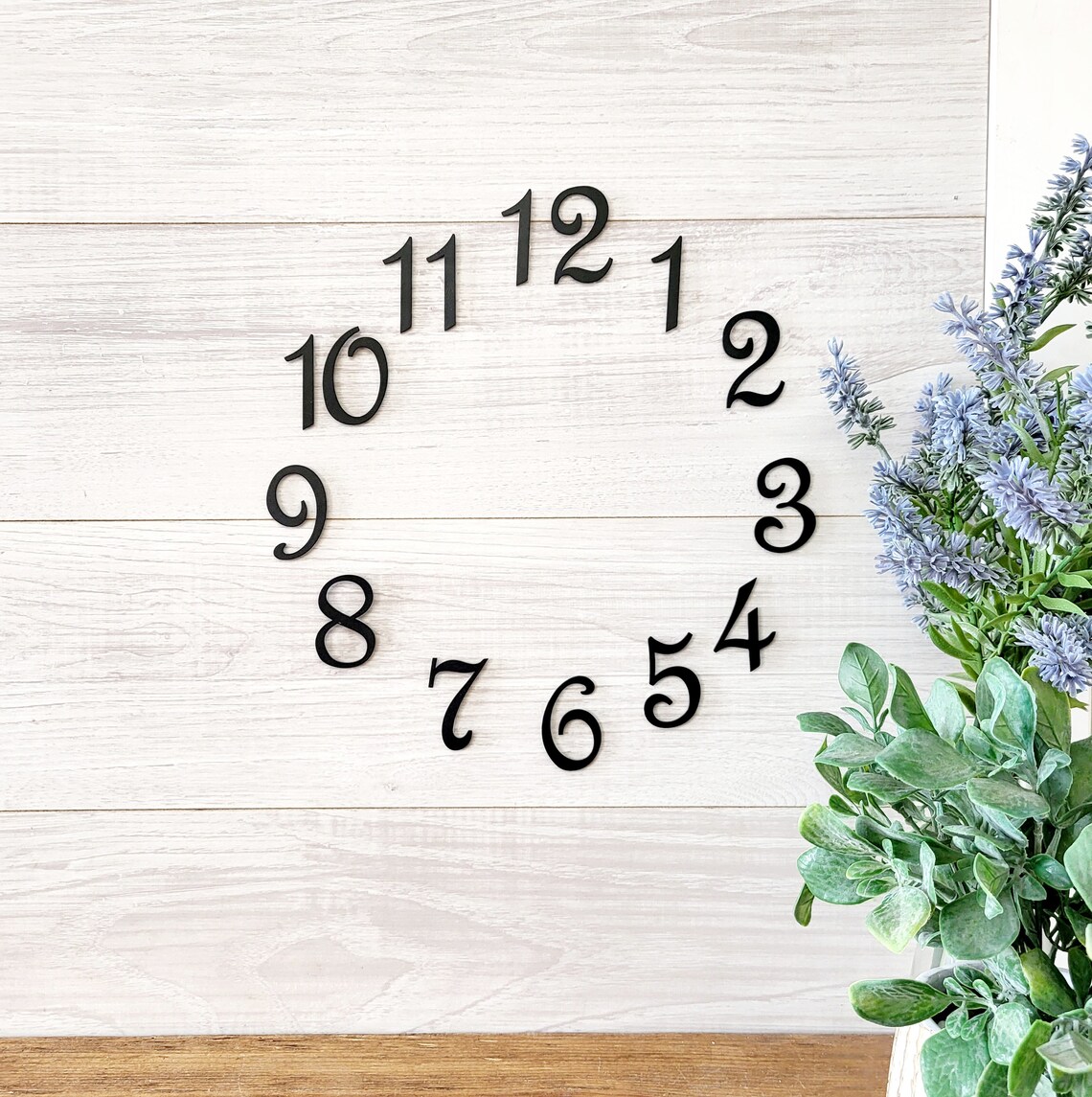 3 Inch Clock Numbers | DIY Clock Number Kit | Metal Clock Number Kit ...