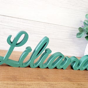 Freestanding Name Sign | Personalized Name Sign | Kids Room Sign | 3/4 ...