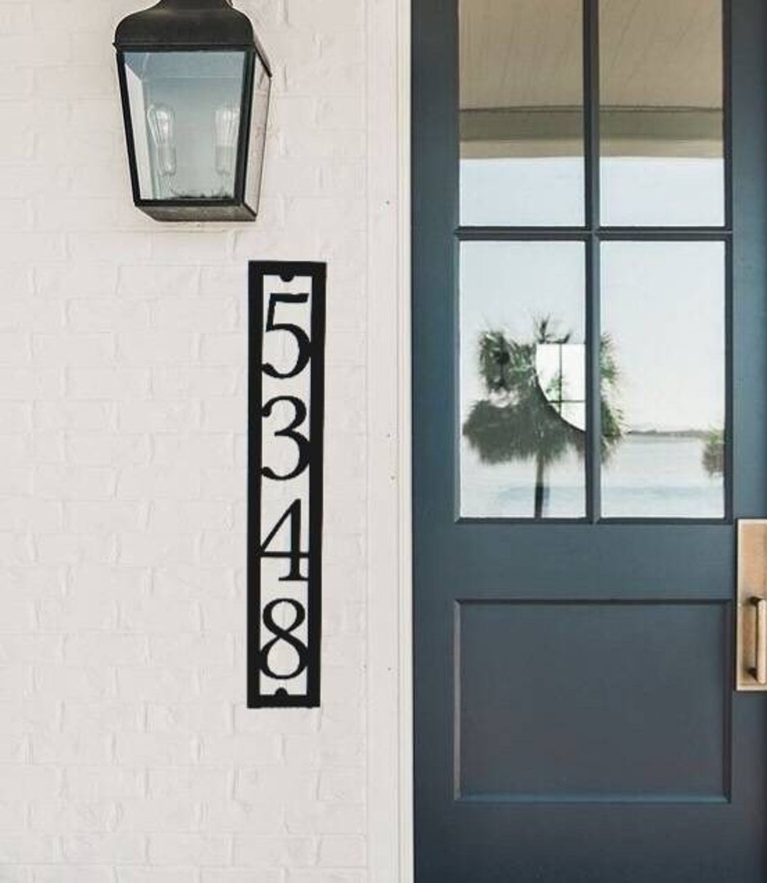 Large Vertical Address Sign House Number Sign Industrial Digit Sign ...
